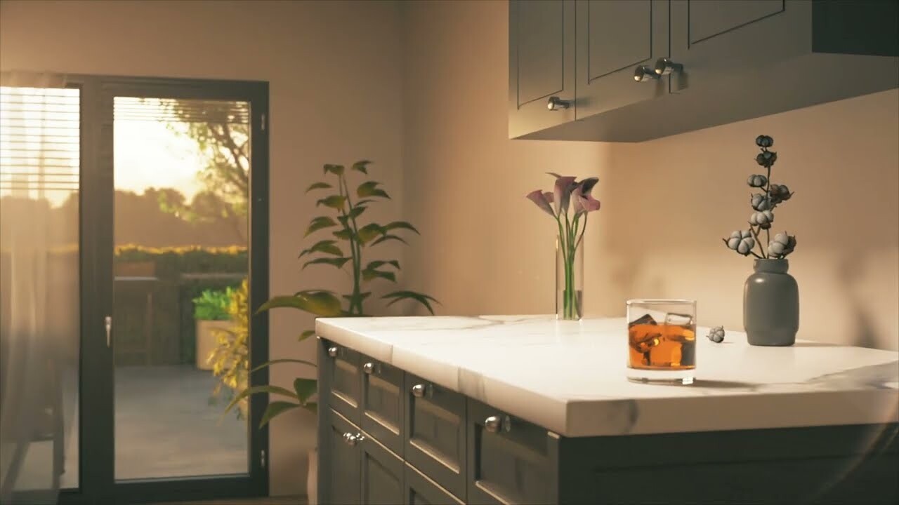 ArtStation - Arch/Viz Interior Render in Blender Cycles