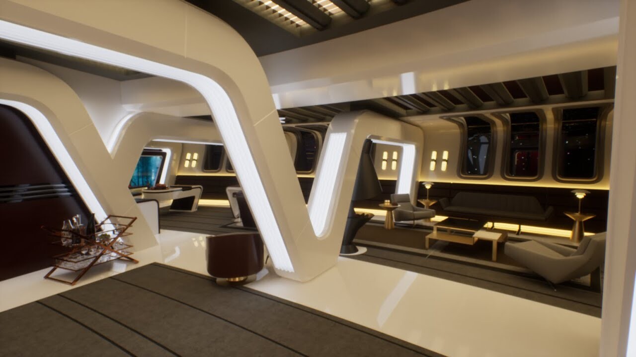 ArtStation - Pike's Quarters - Star Trek: Strange New Worlds | Unreal ...