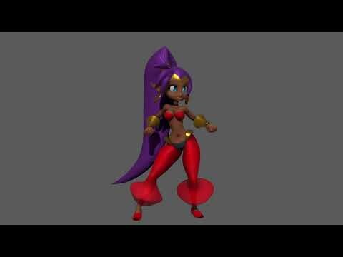 ArtStation - Shantae's Idle Animation