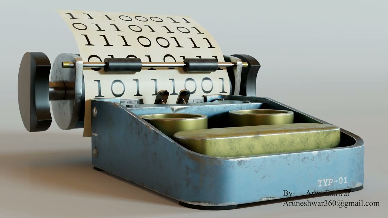 ArtStation - Binary Typewriter