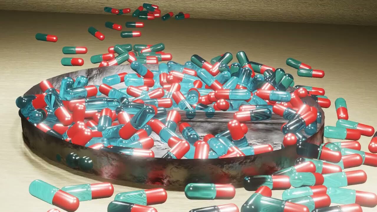ArtStation - blender satisfying pill animation