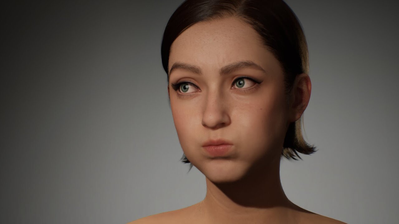 ArtStation - Female Facial/Lipsync (UNREAL ENGINE 5)