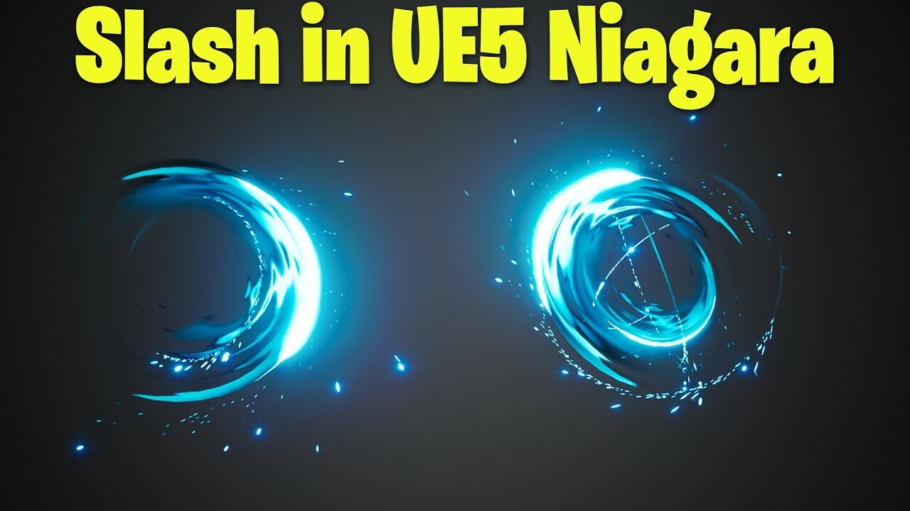 ArtStation - Slash FX in UE5 Niagara Tutorial | Download Files