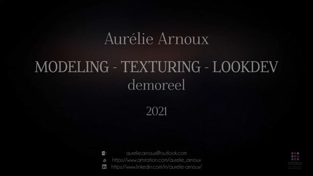 ArtStation - Demoreel modeling / texturing / lookdev