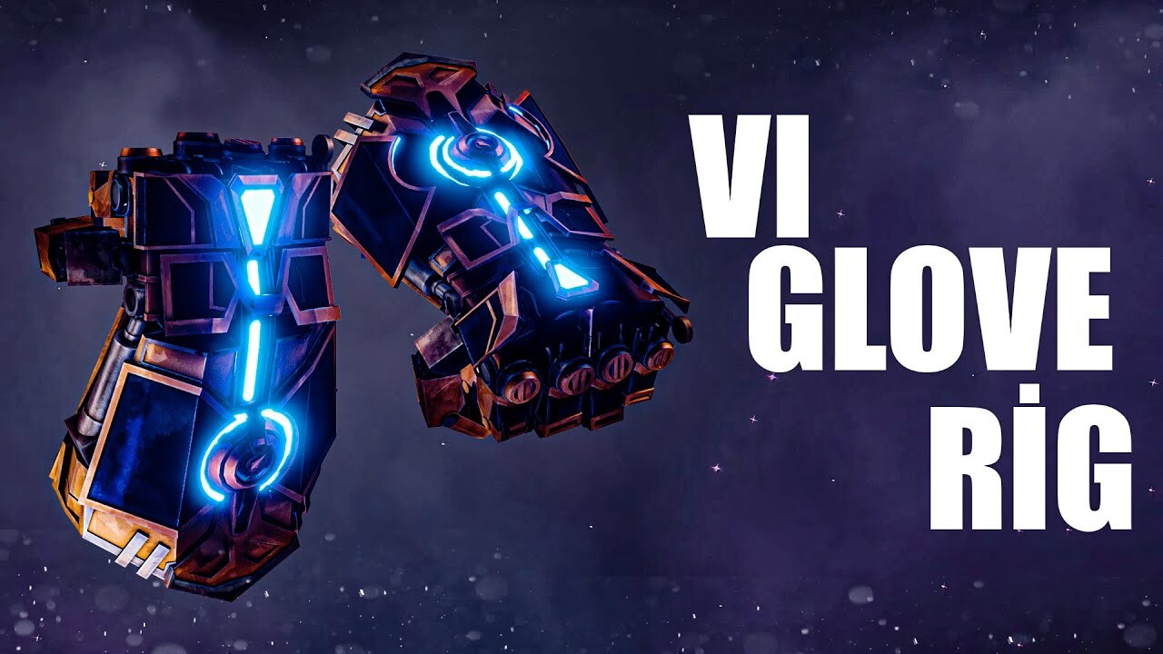 ArtStation - Arcane Vı Glove Rig Blender (Download)