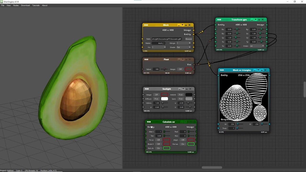 ArtStation - 3Vial Engine v0.14 - UV unwrapping