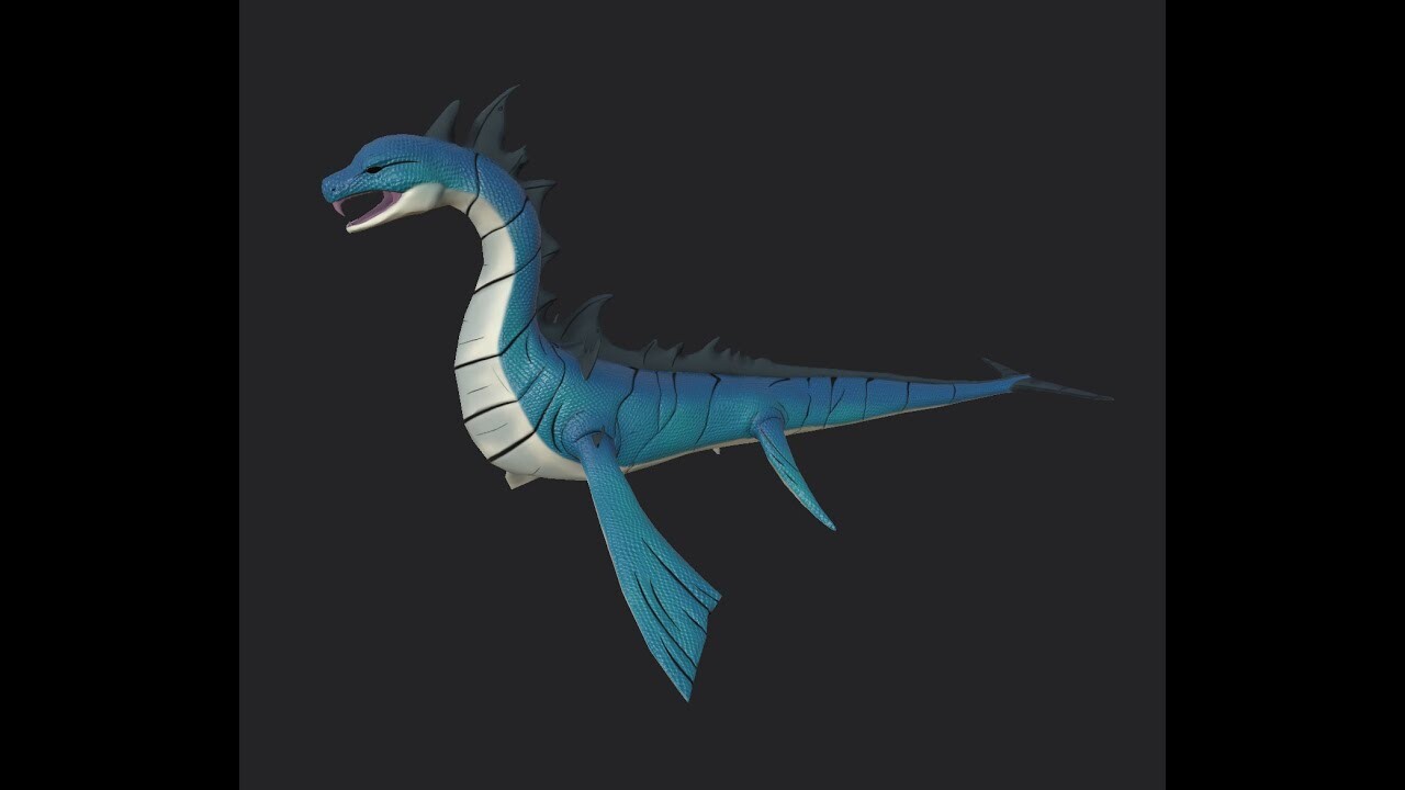 ArtStation - Water creature for video game