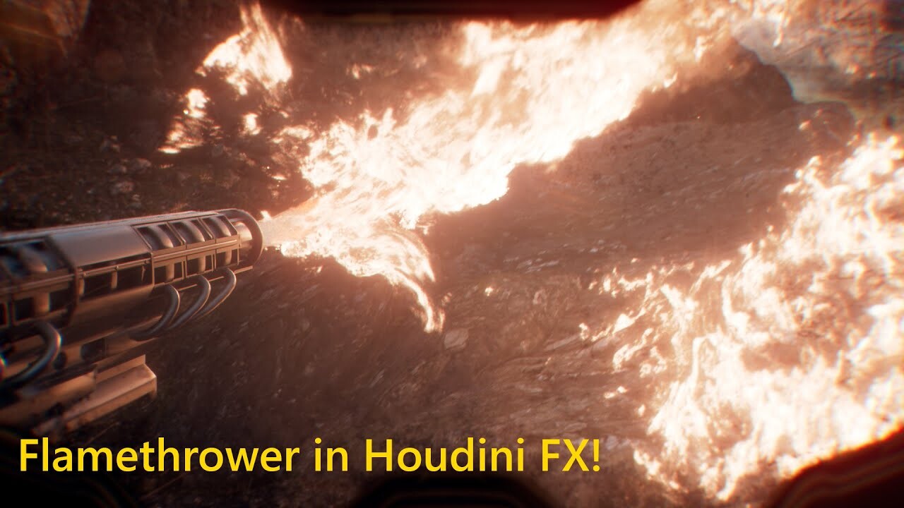 ArtStation - FUTURE Flame thrower Quality in Games!!!