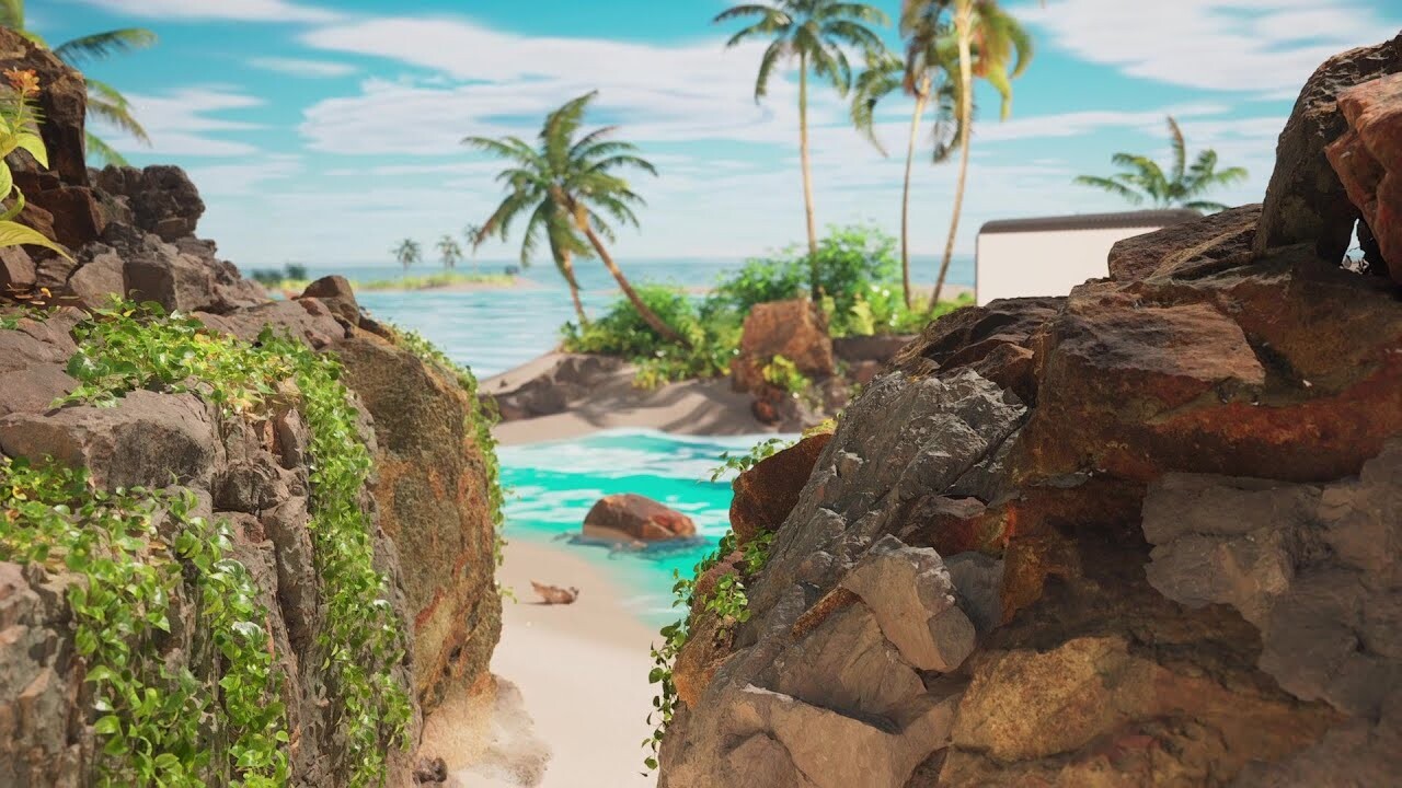 ArtStation - Tropical Island