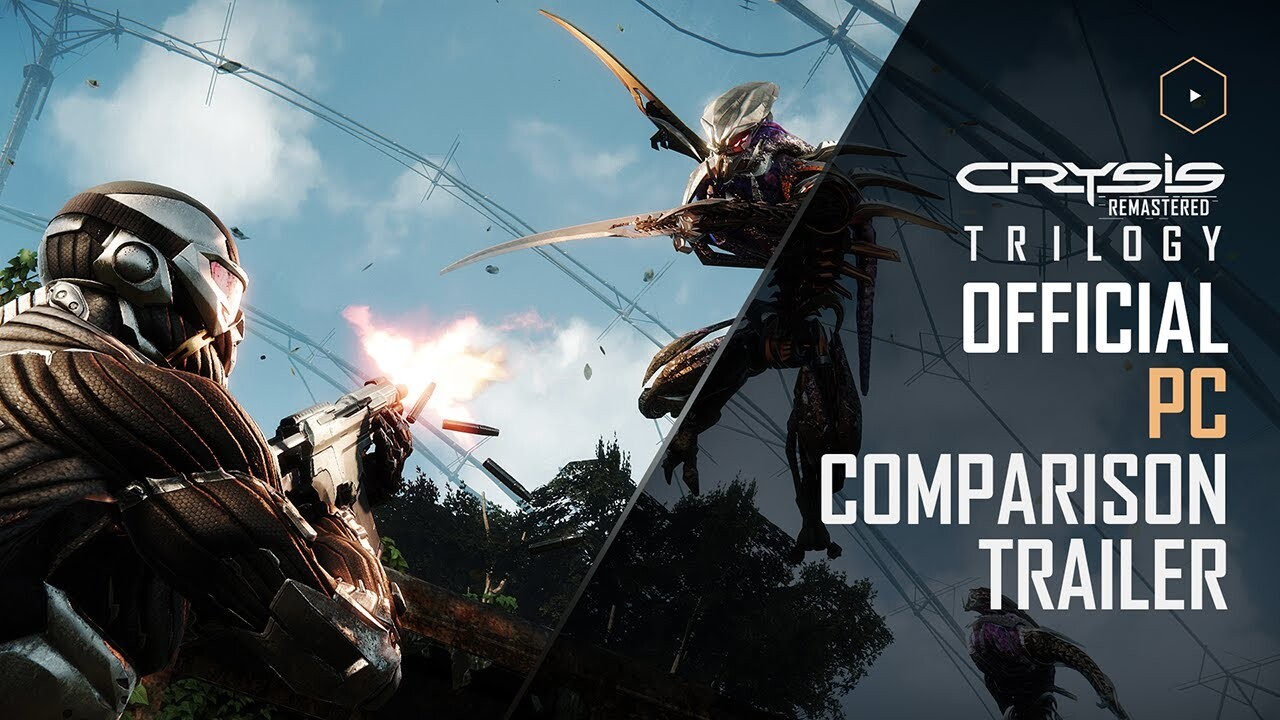 ArtStation - Crysis Remastered Trilogy - Official PC Comparison Trailer