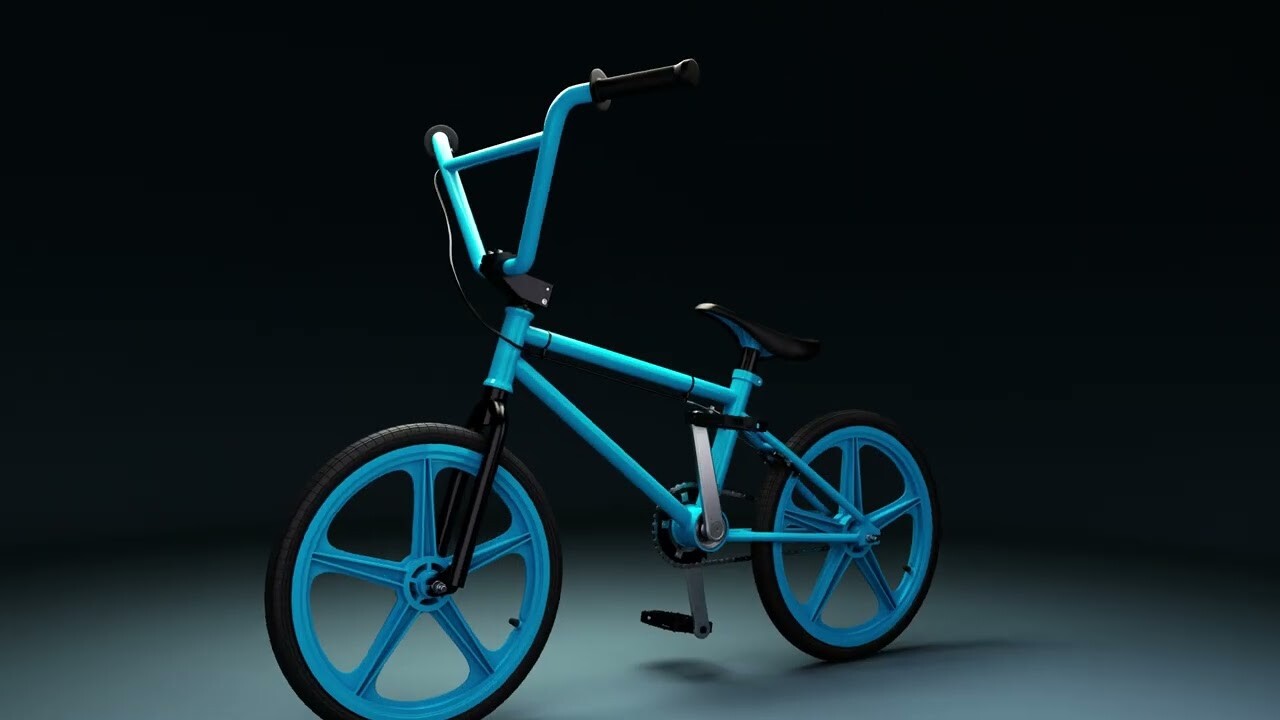 ArtStation - Modeling Bicycle Maya
