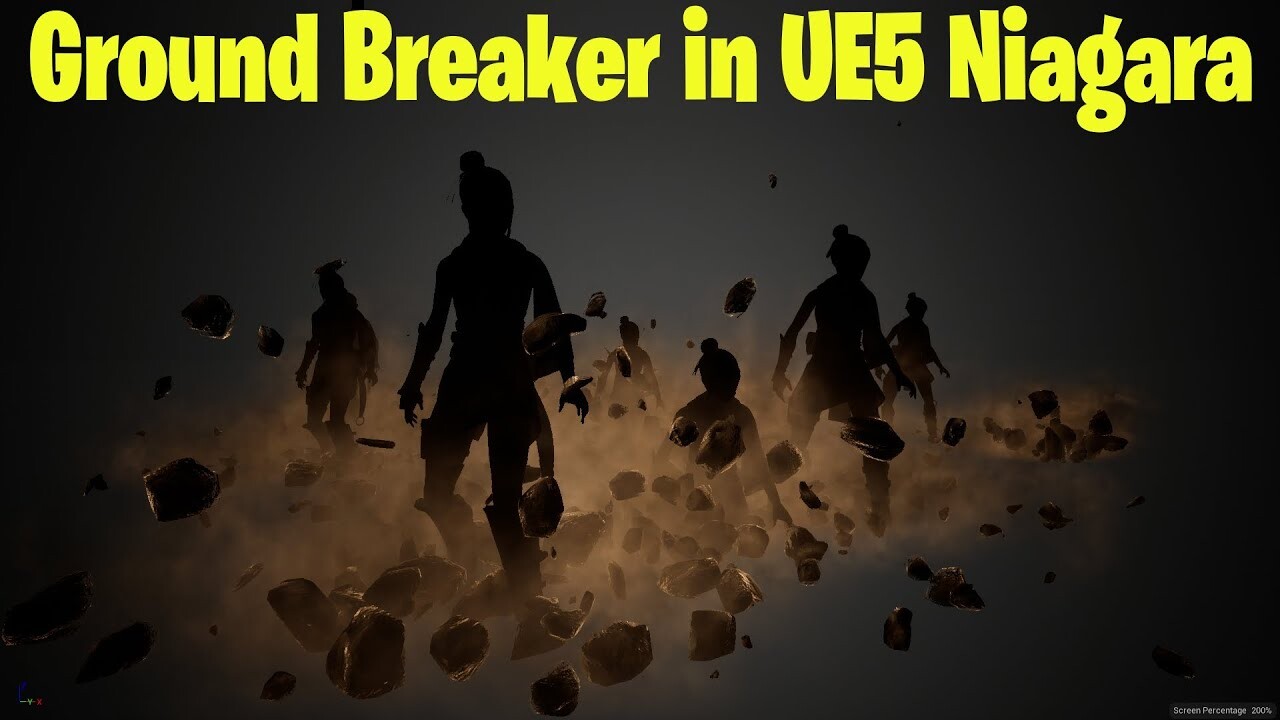 ArtStation - Ground Breaker in UE5 Niagara Tutorial | Download Files