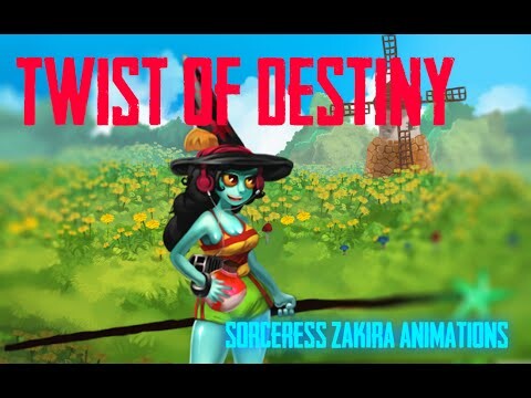 ArtStation - Sorceress Zakira Spine 2d Animation