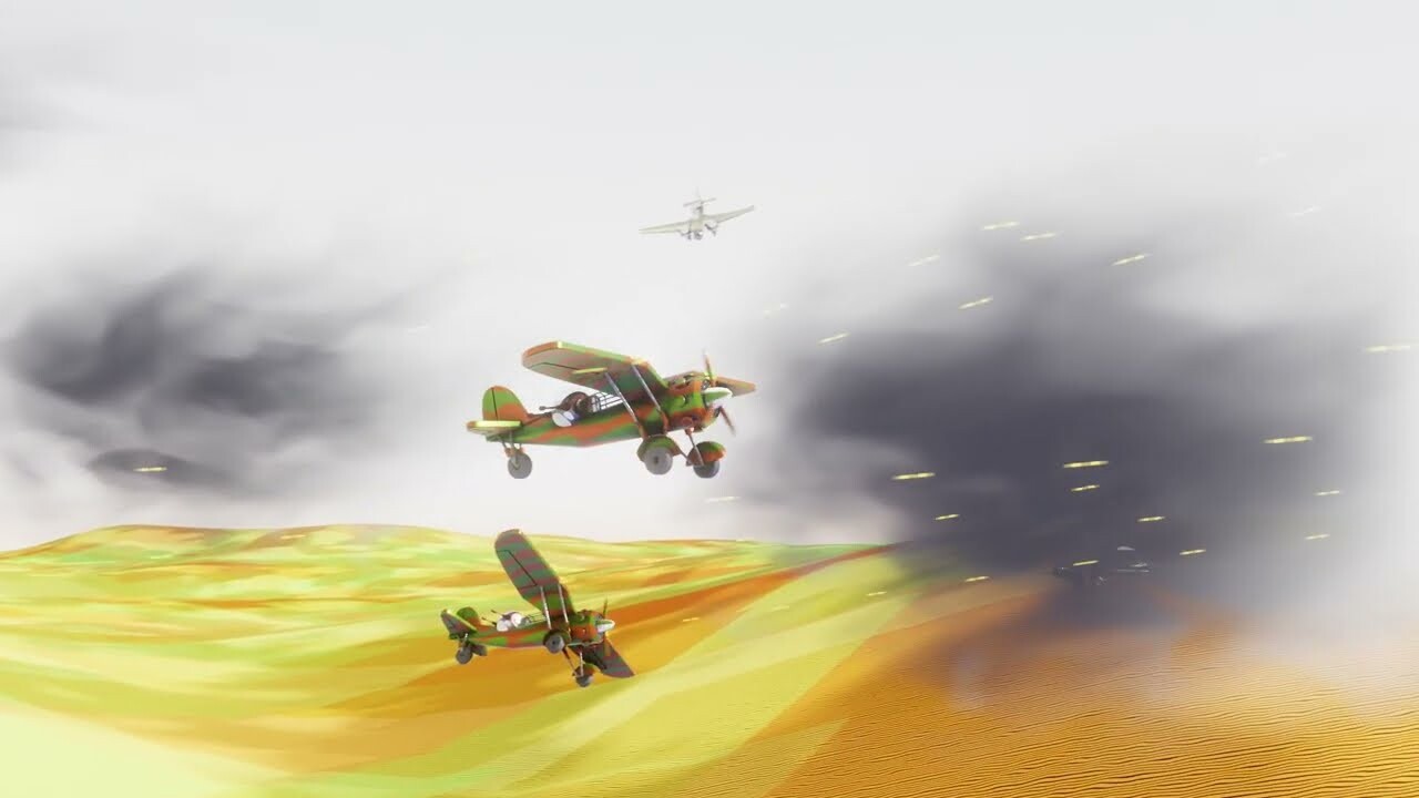 ArtStation - Flying game trailer video