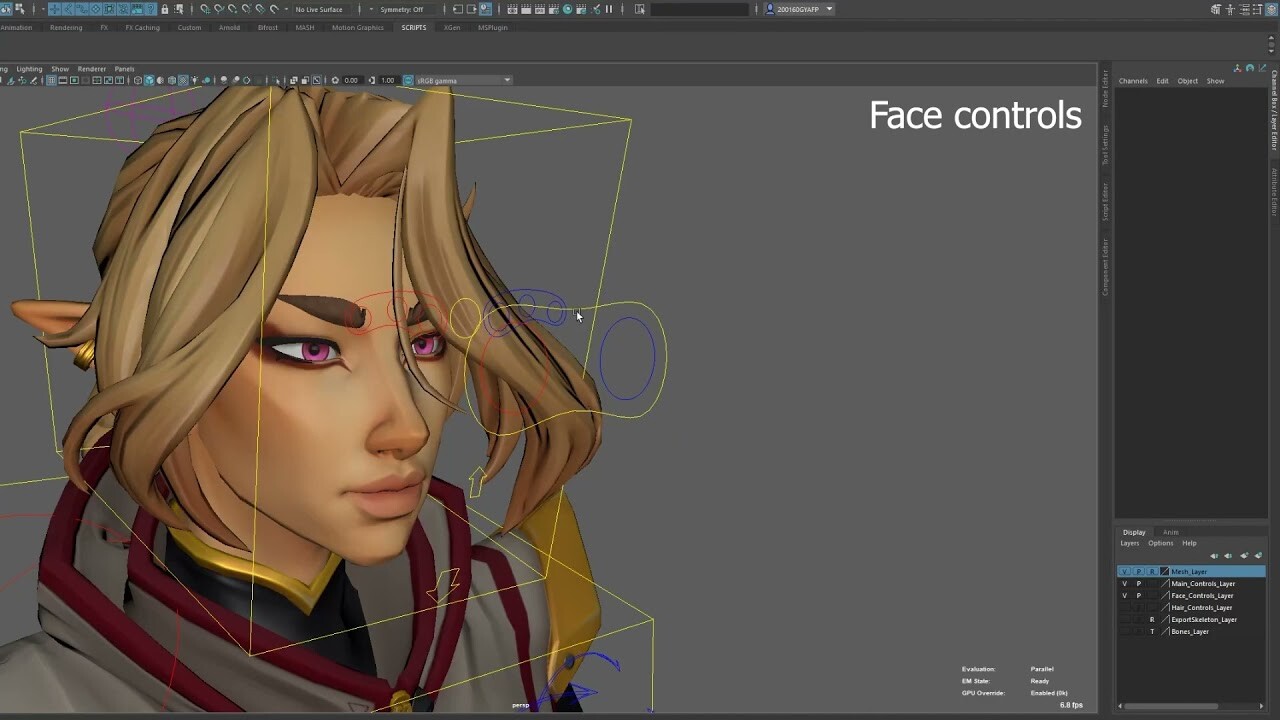 ArtStation - Sheik Rig Showcase