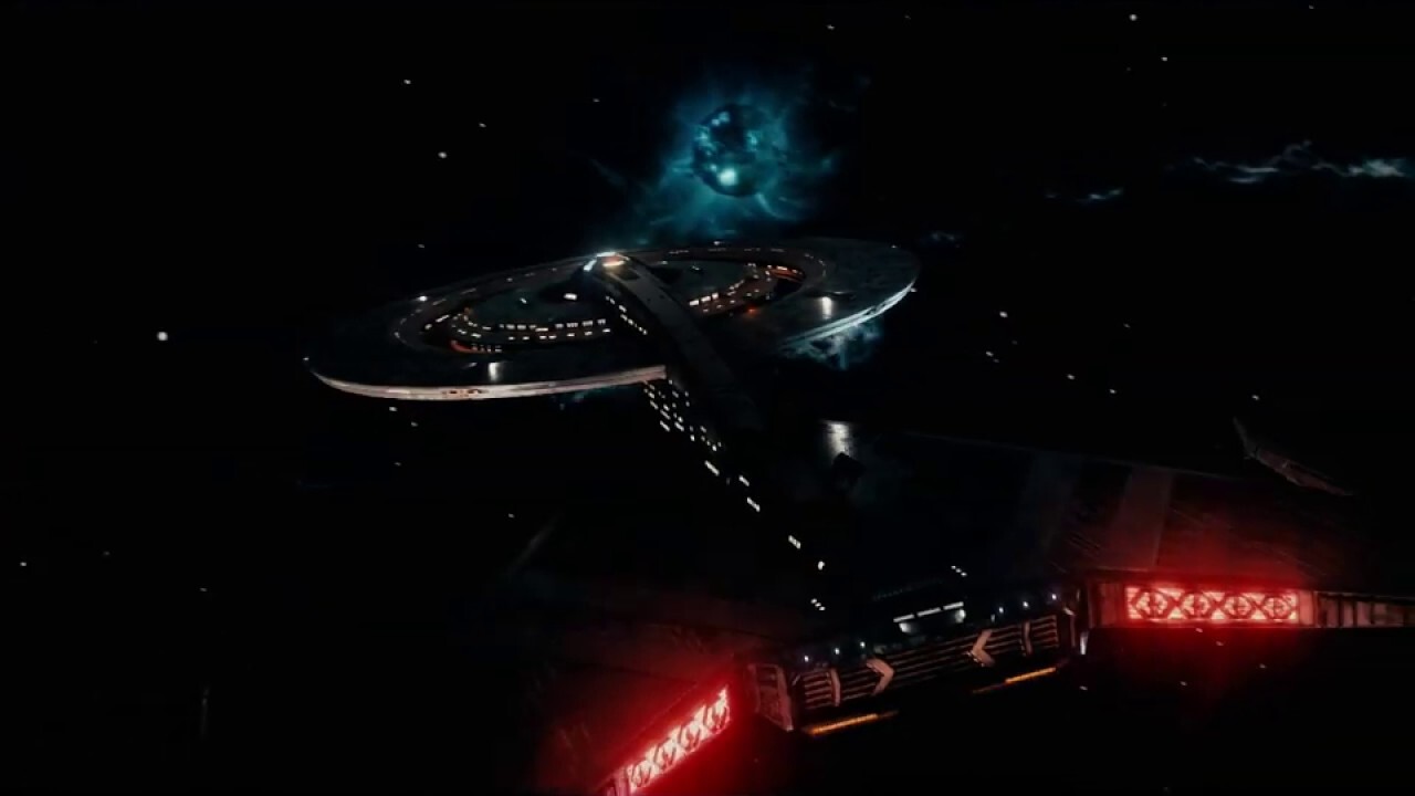 ArtStation - USS Discovery warp out