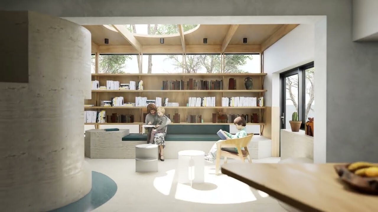 ArtStation - Unreal Engine 5 Reading Room Animation