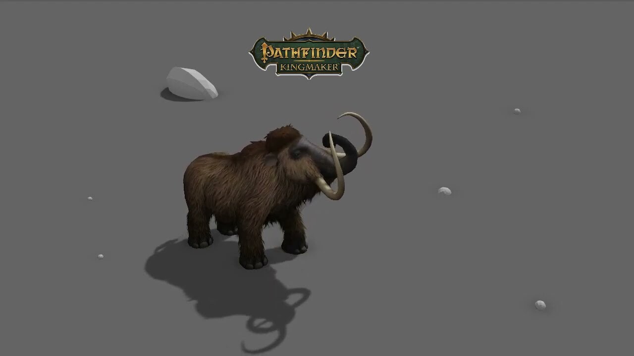 ArtStation - Mastodon animations for Pathfinder Kingmaker