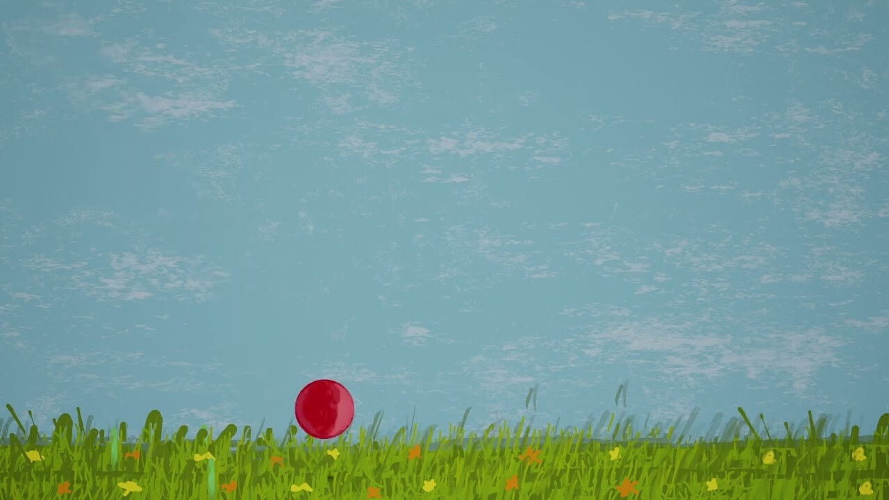 ArtStation - Ball drop animation blender