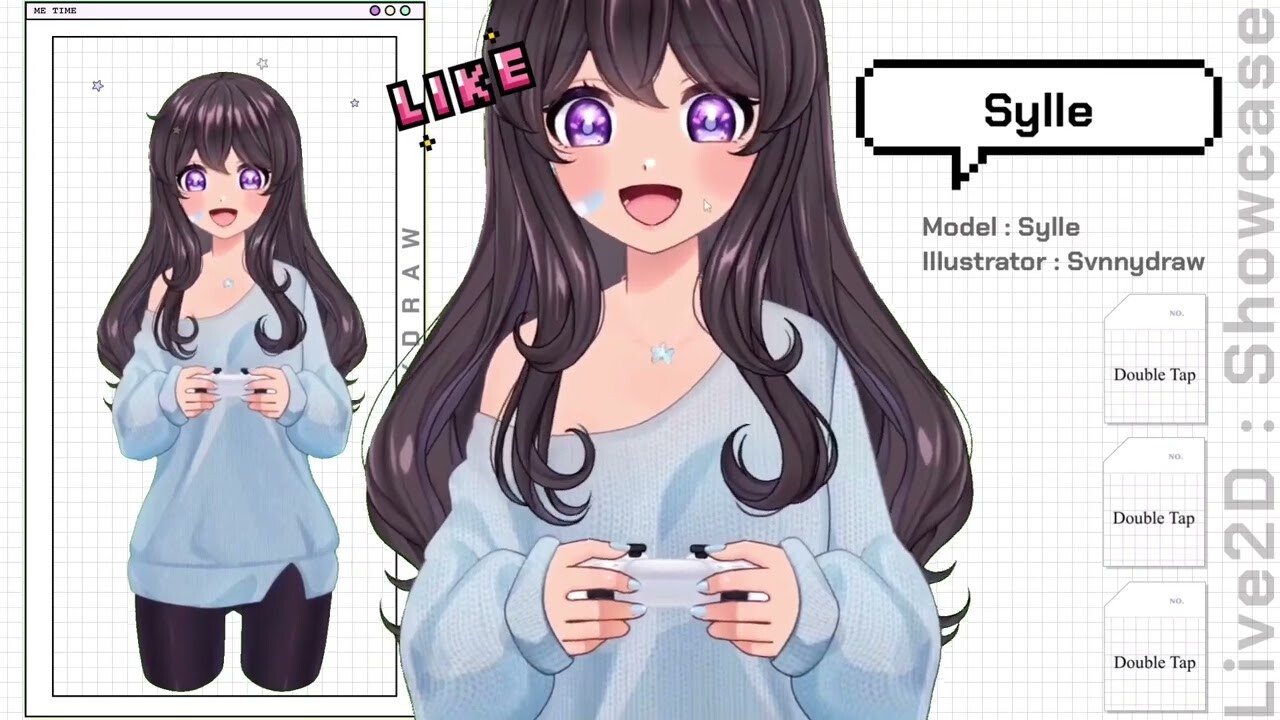 ArtStation - [Live2D Model Showcase] Sylle