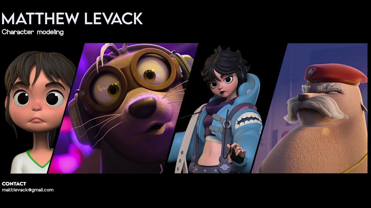 ArtStation - Character modeling demoreel 2022