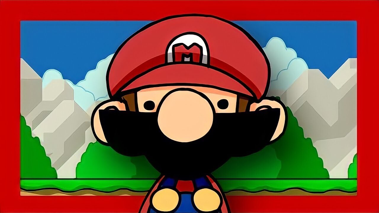 ArtStation - Mario Shaves His Moustache.
