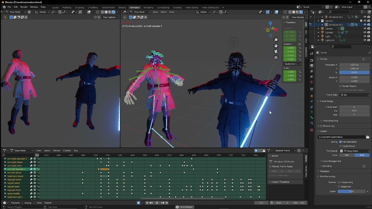 ArtStation - Animated Light Tracking Demo