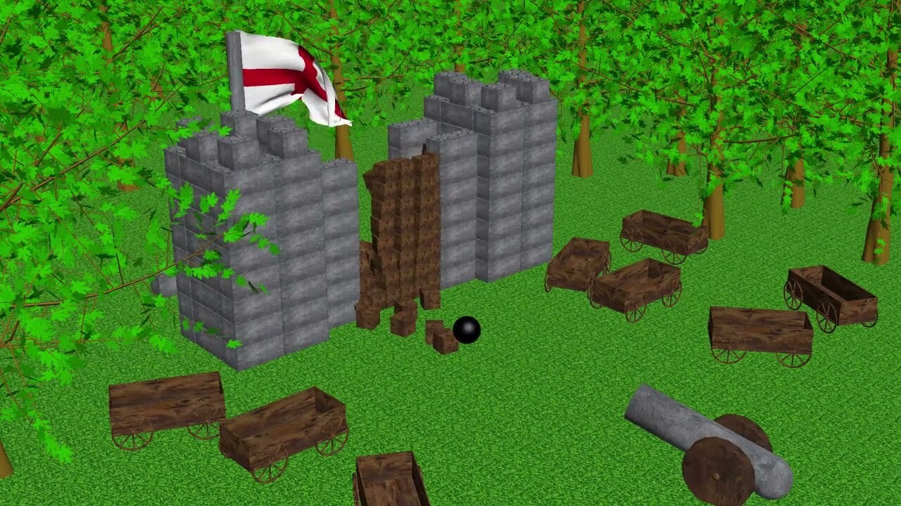 ArtStation - Lego Castle MassFX Animation
