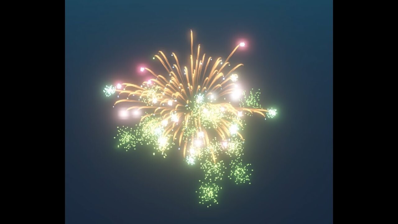 ArtStation - Unity Fireworks with customized parameters