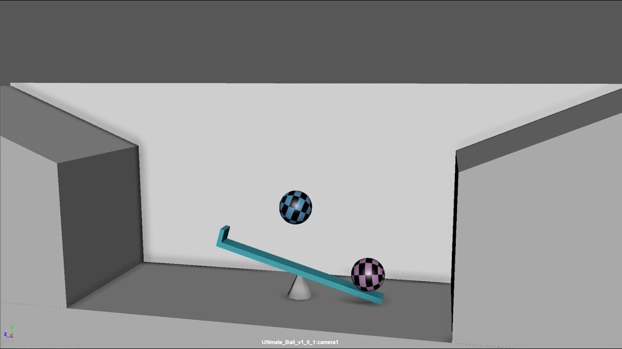 ArtStation - Small ball collision animation