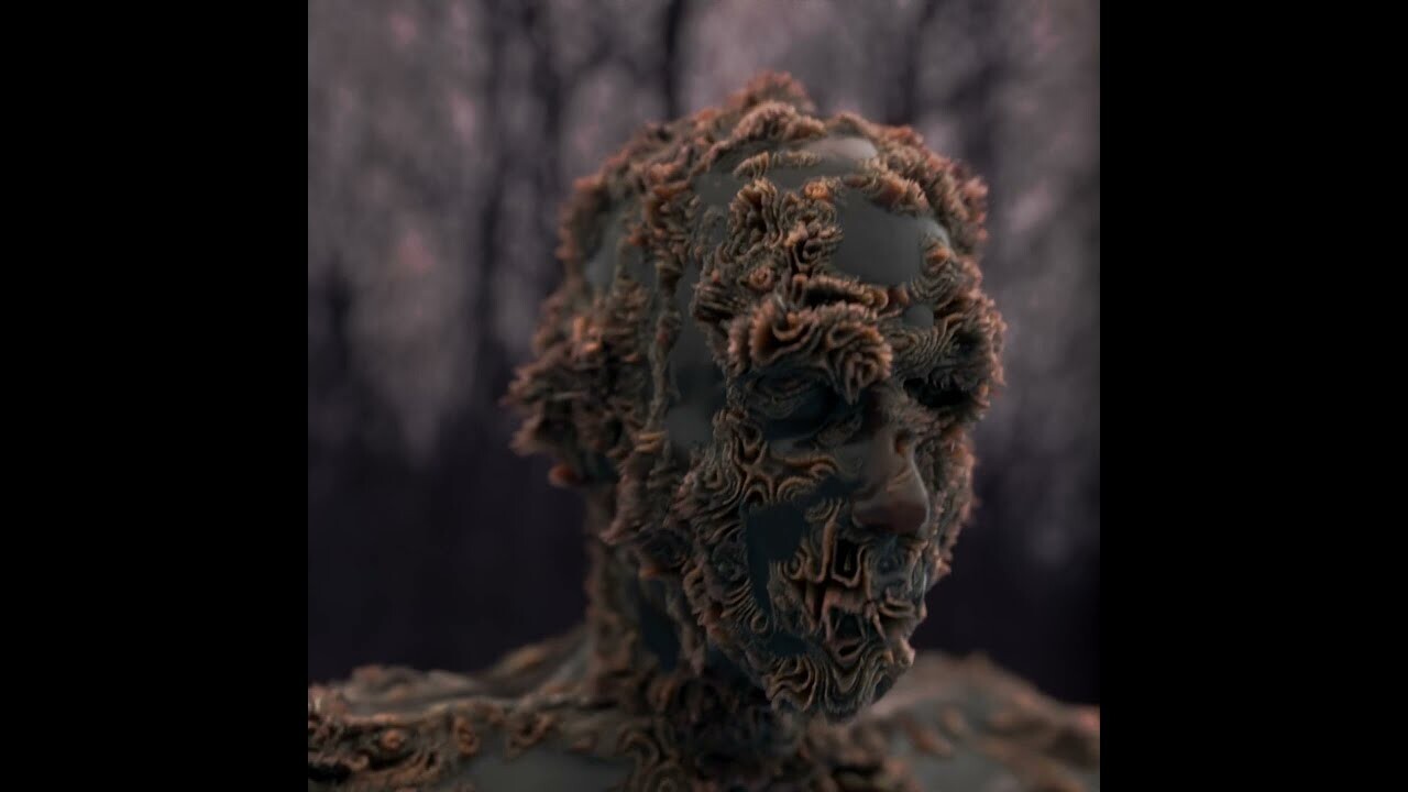 ArtStation - Abstract head shader made in Blender