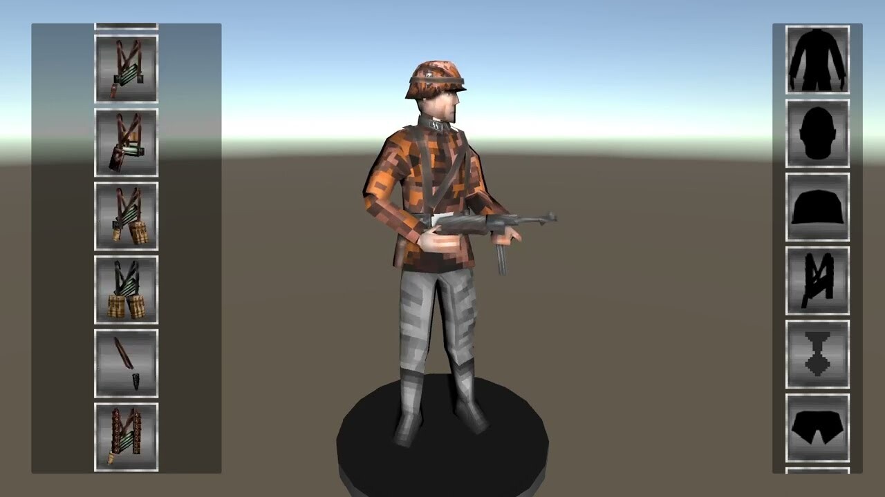 ArtStation - Character Customization Menu for Games