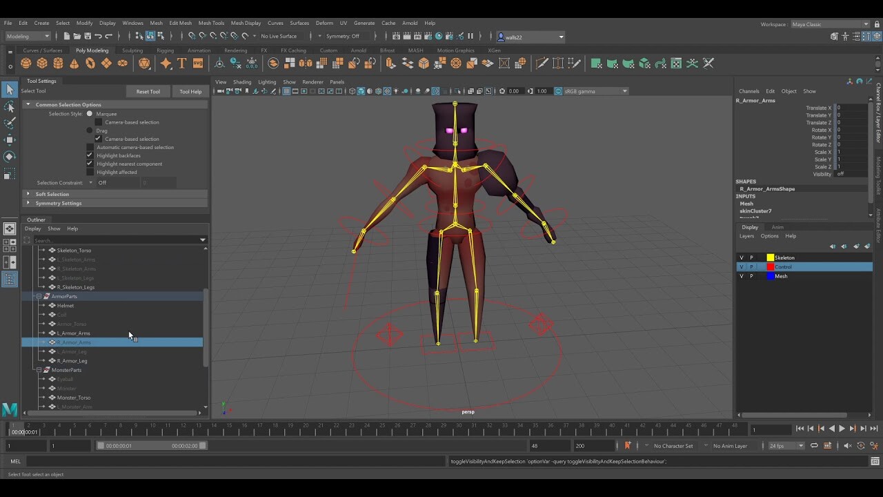 ArtStation - College Game Dev Project - Procedural Character Models