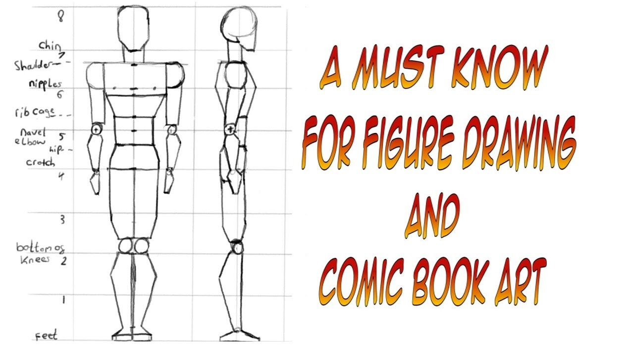 ArtStation - Tutorial on the male proportions