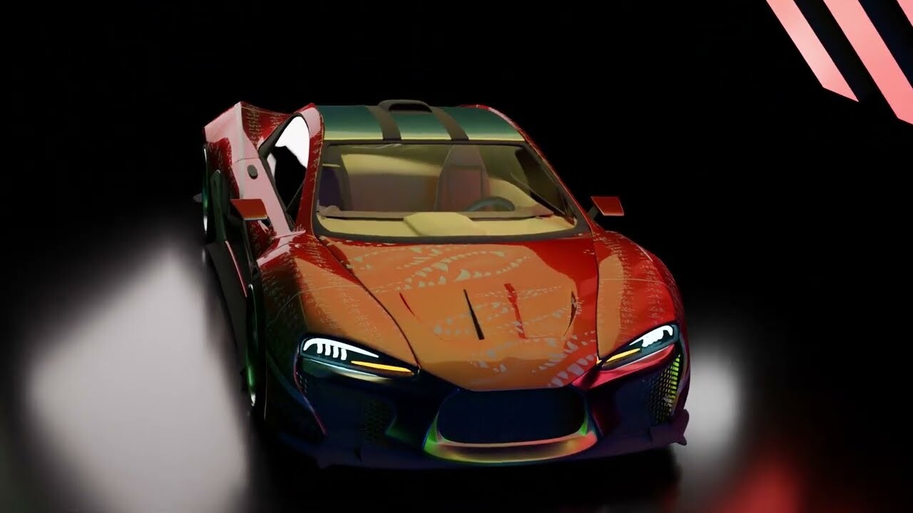 ArtStation - Realistic car animation blender