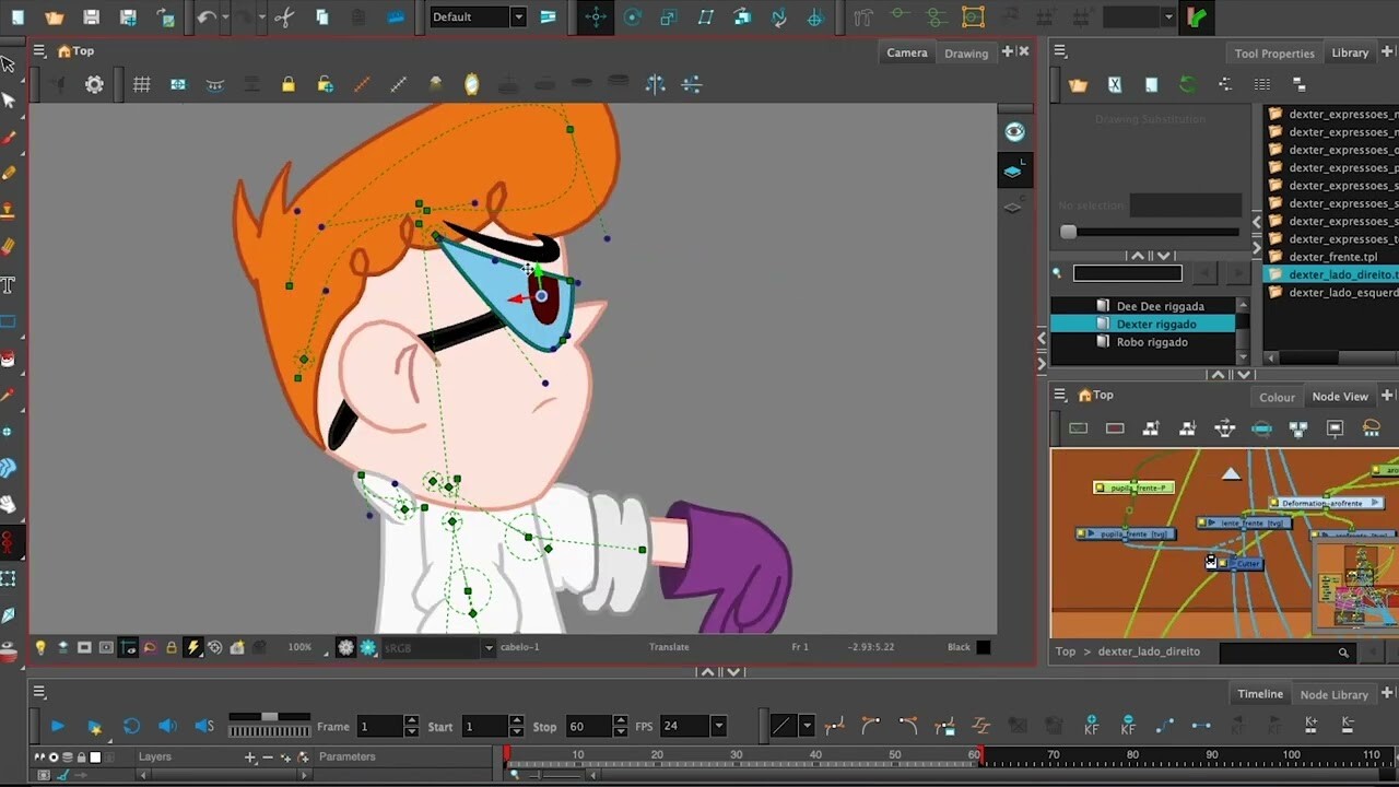 ArtStation - Rigging ToonBoom Dexter's Laboratory (2019)