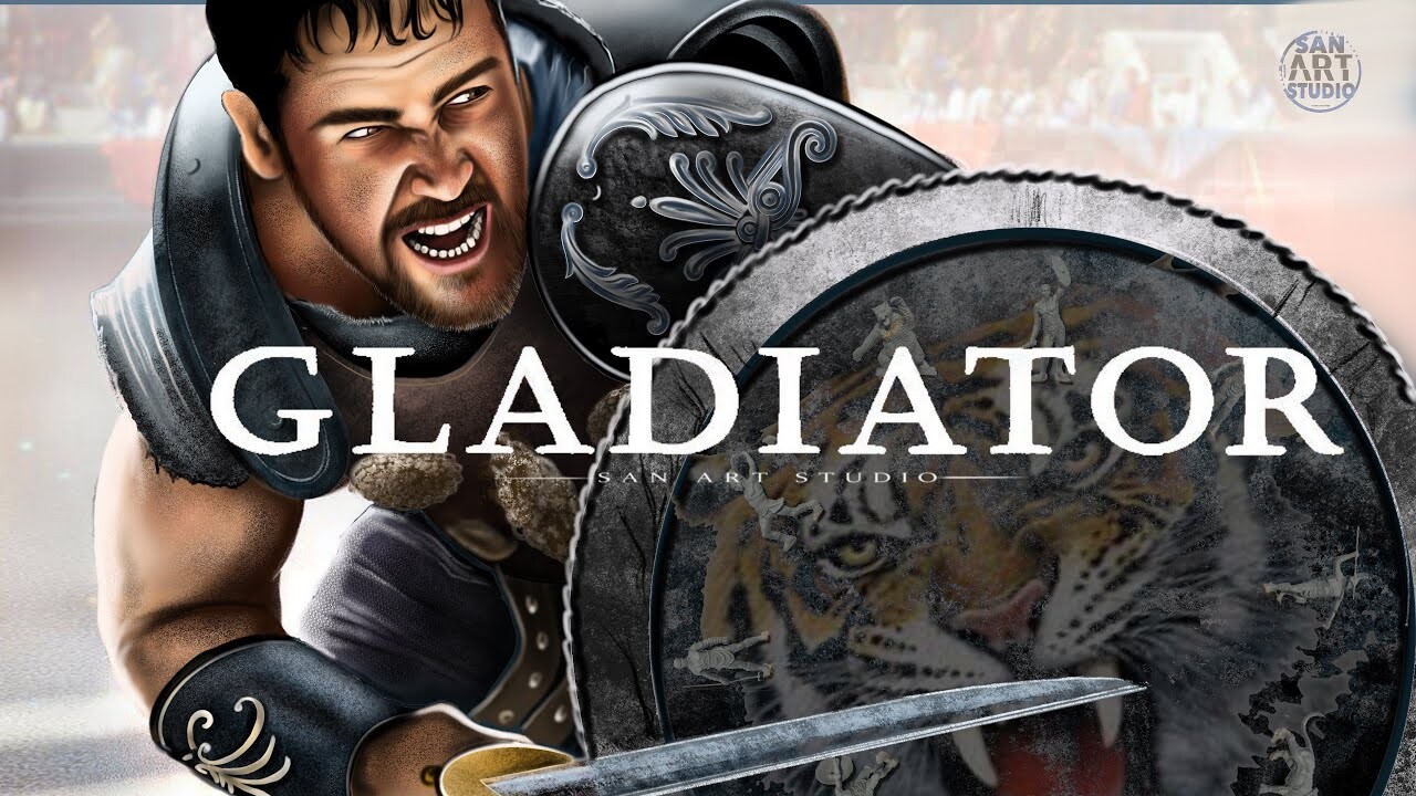 ArtStation - Gladiator painting