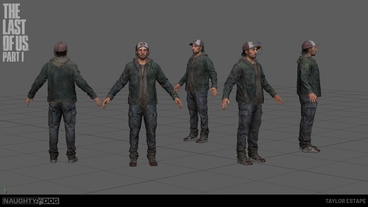 ArtStation - The Last of Us Part I: NPC Skinning
