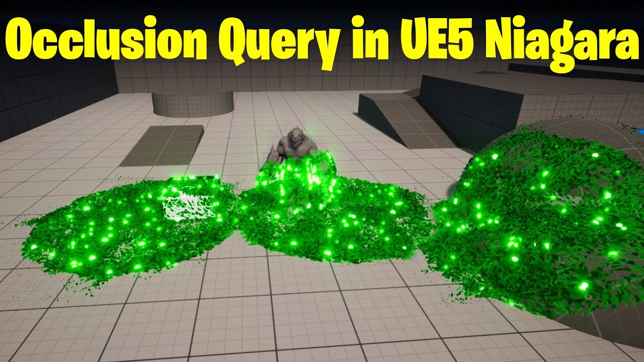 ArtStation - Occlusion Query in UE5 Niagara Tutorial | Download Files