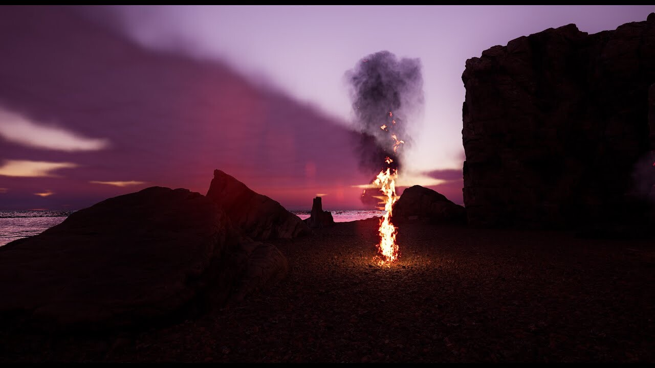 ArtStation - Unreal Engine 5 Ultra Realistic Fire