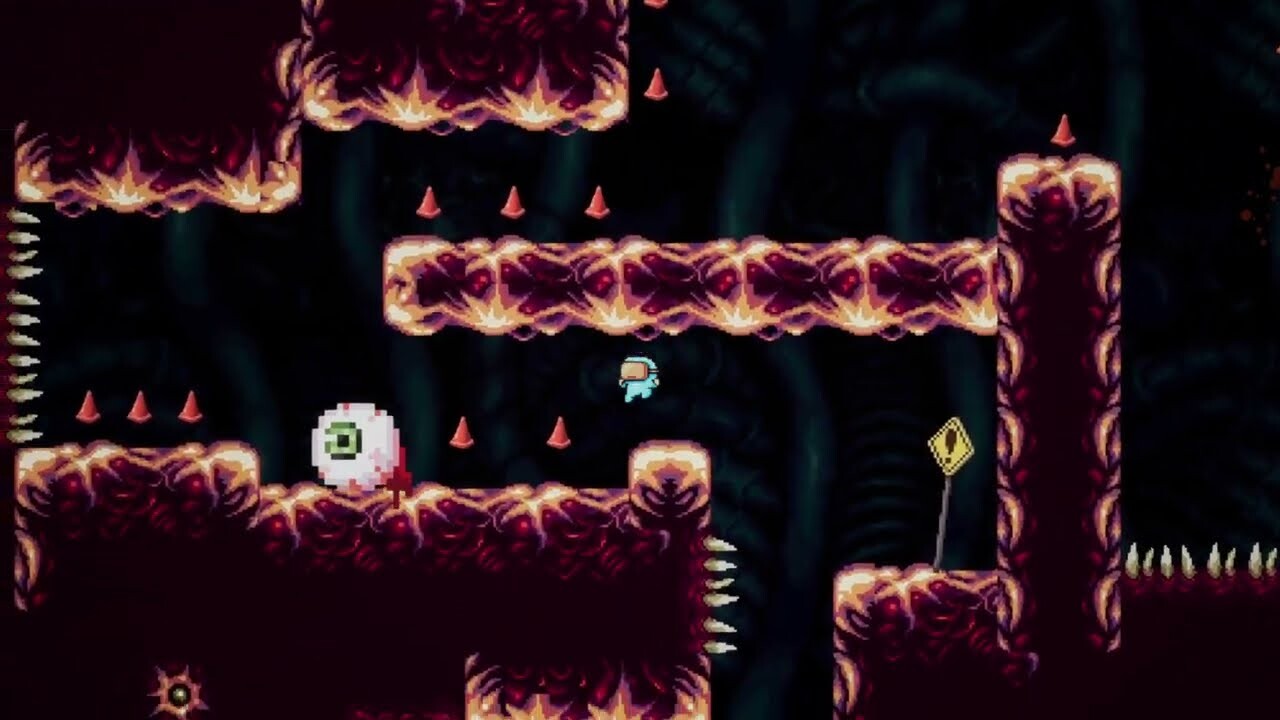 ArtStation - Lamprey Hole - 2D Platformer Level (UE4)