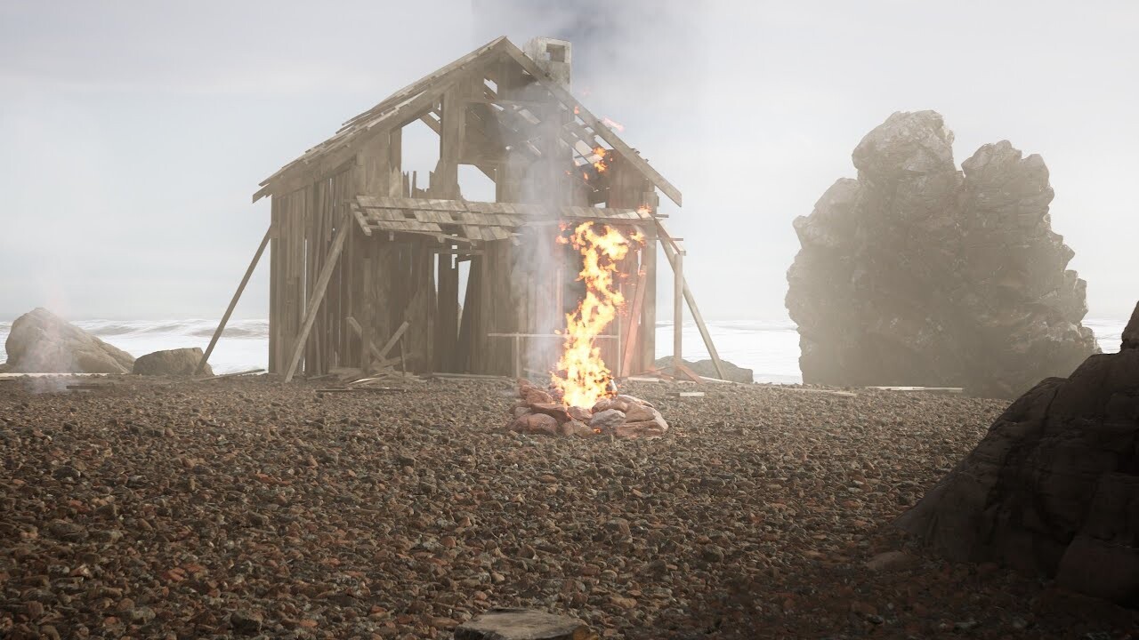 ArtStation - UE5 Realistic Fire and Coast