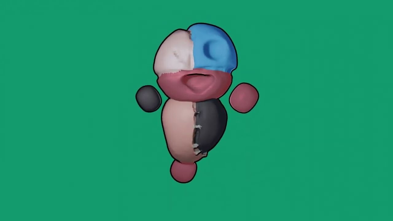 ArtStation - The binding of isaac. Mongo Baby sculpt, ToonShader test