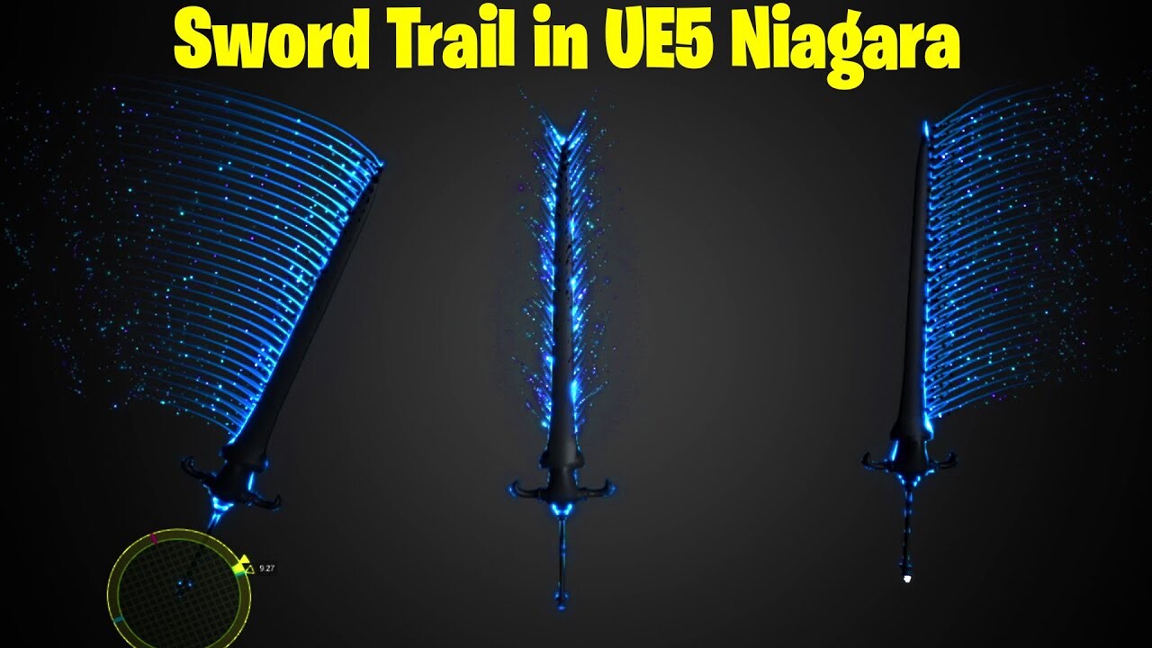 ArtStation - Sword Trails in UE5 Niagara Tutorial | Download Files