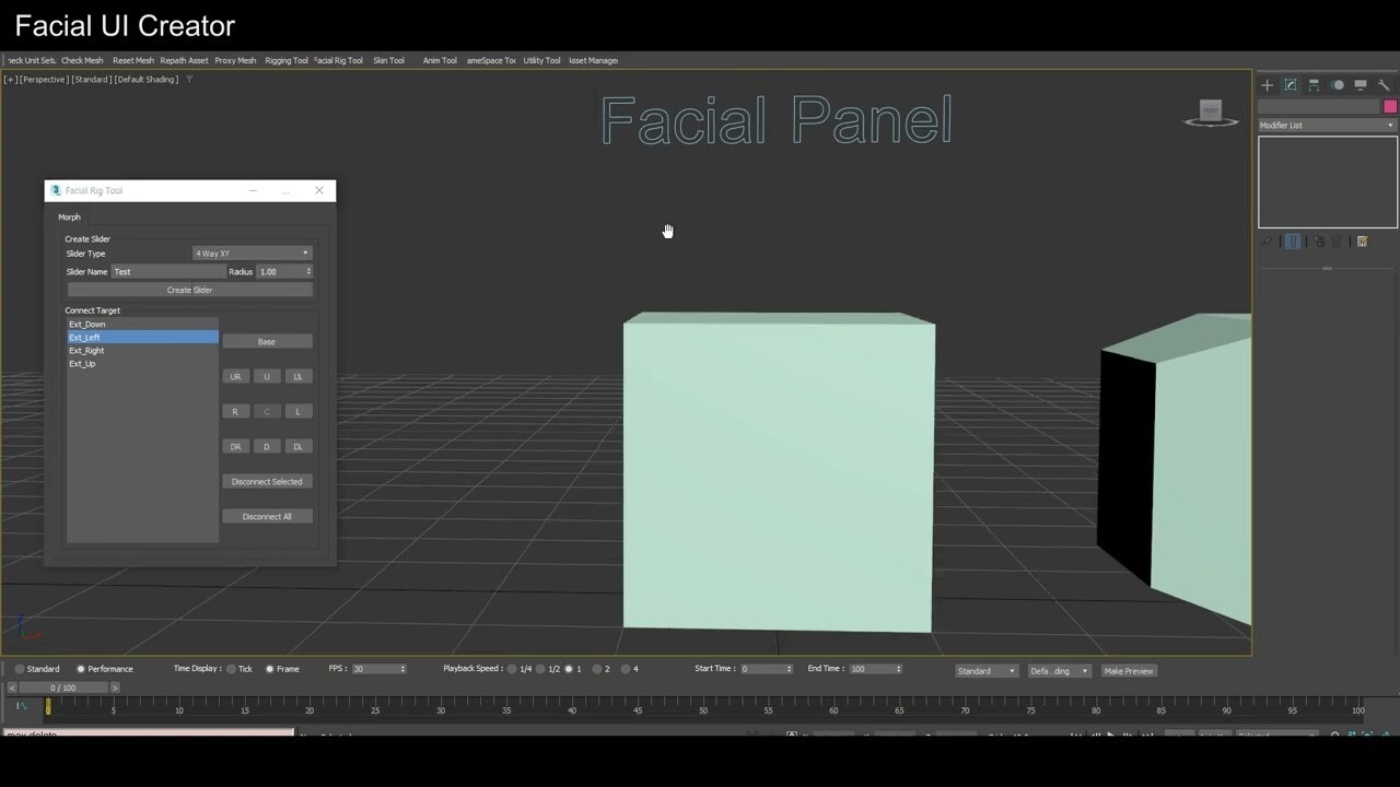 ArtStation - 3ds Max Facial UI Creator