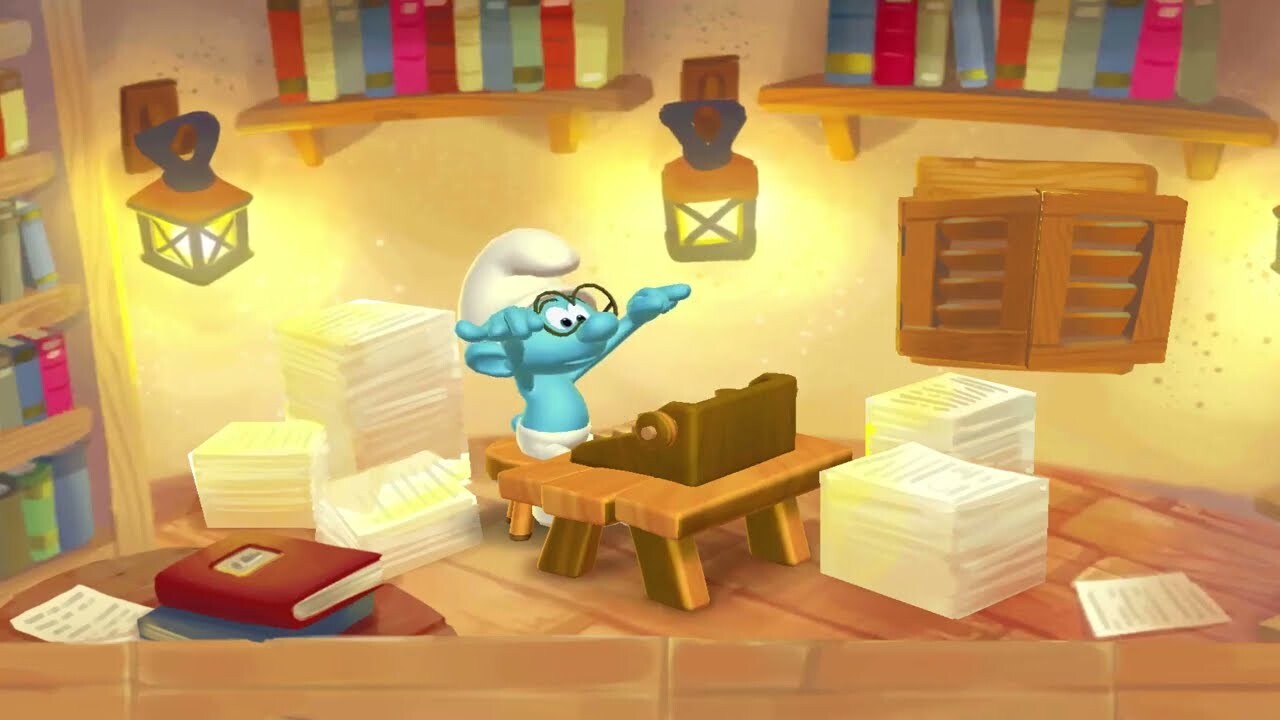 ArtStation - The Smurfs Magic Match: Brainy Task Scene