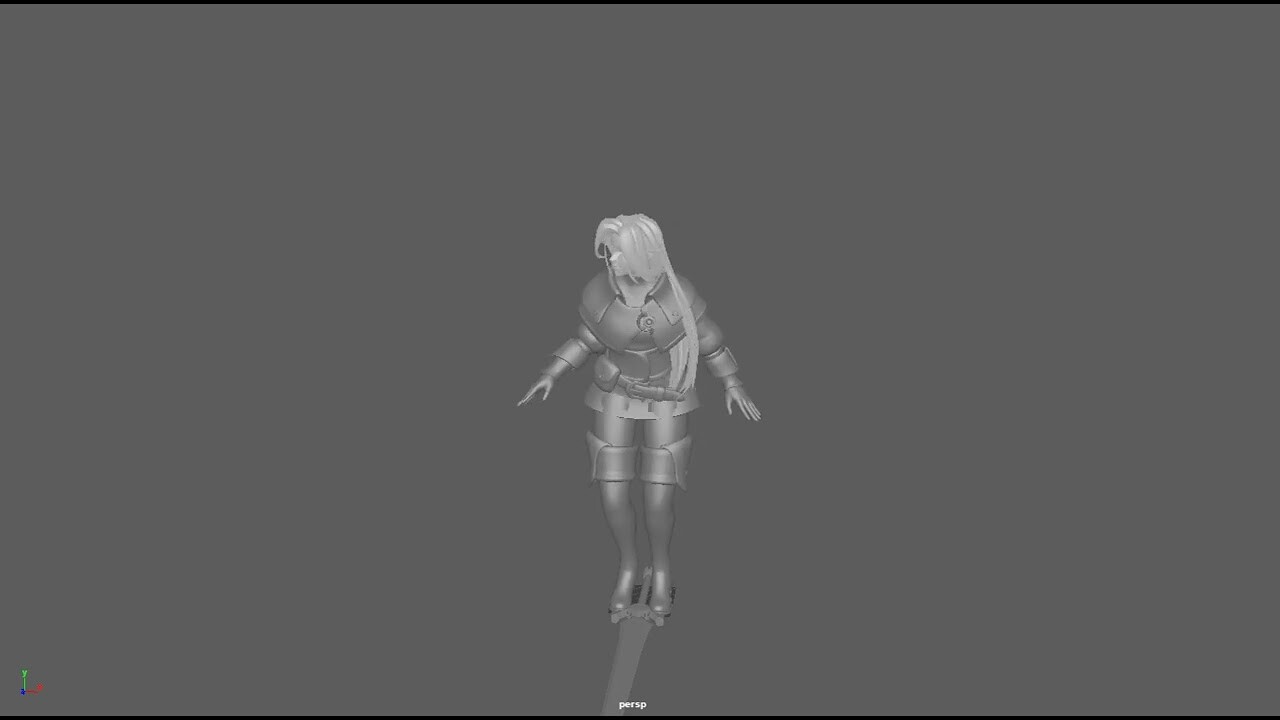 ArtStation - Azri rig - idle animation