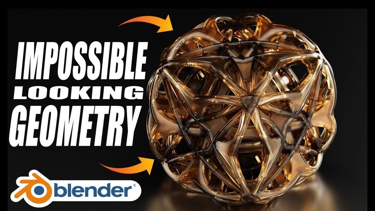 ArtStation - BLENDER IMPOSSIBLE LOOKING GEOMETRY ART