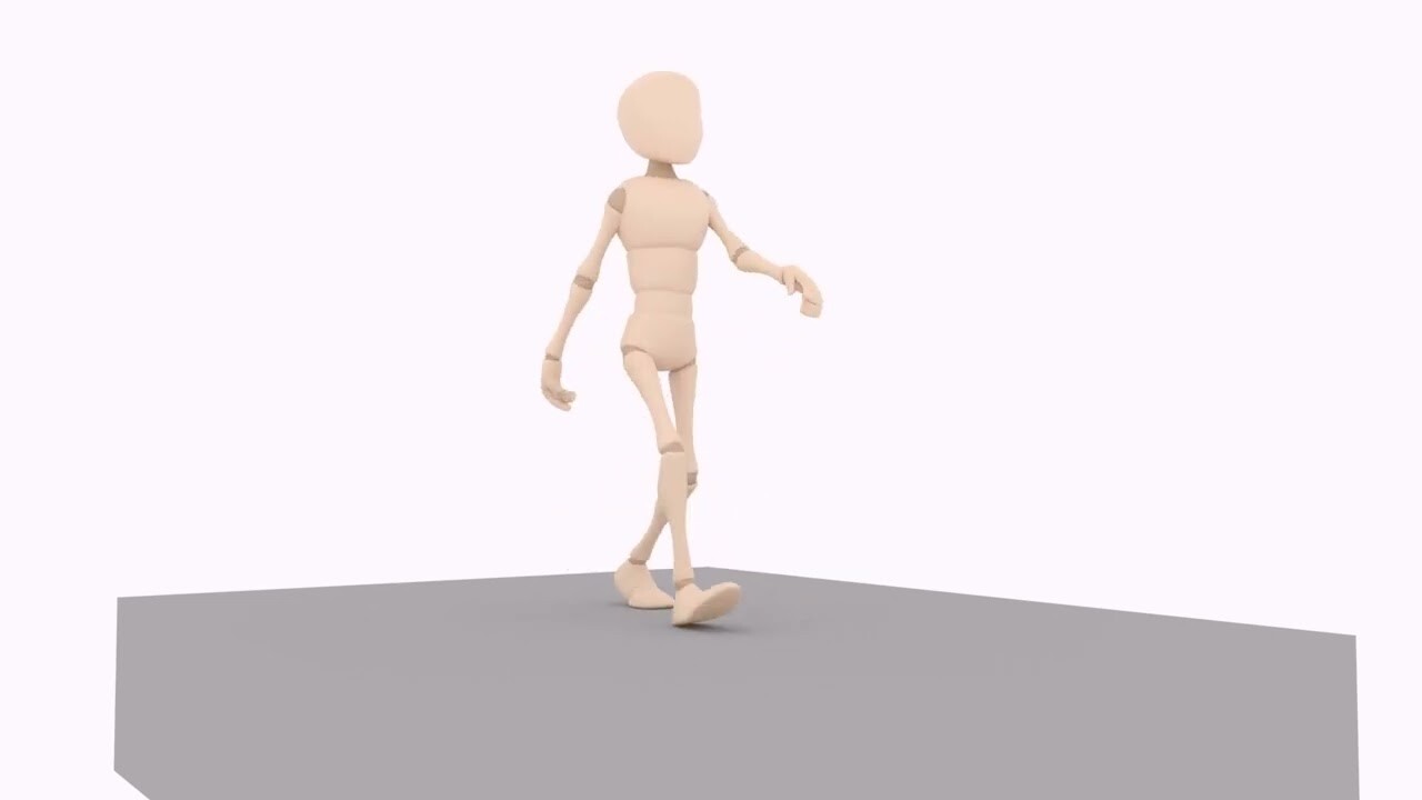 ArtStation - 3D walk cycle animation