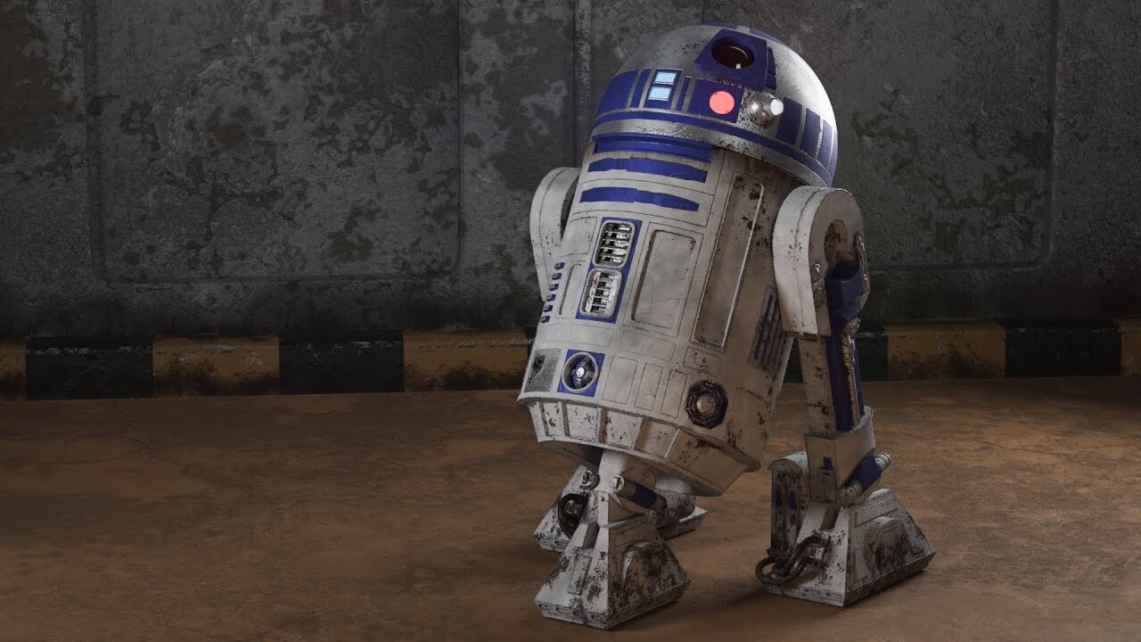 ArtStation - R2D2 from STAR WARS